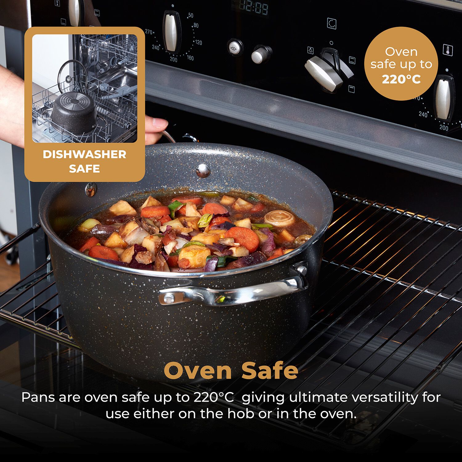 Tower Cerastone PRO 24cm Casserole With Lid - Home Store + More