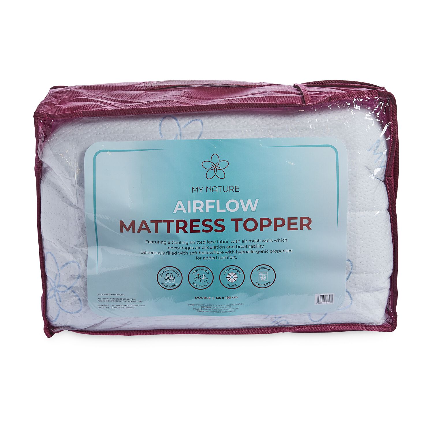 My Nature Airflow Mattress Topper - Home Store + More