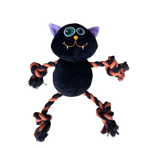 Halloween Cat Plush & Rope Toy - Home Store + More