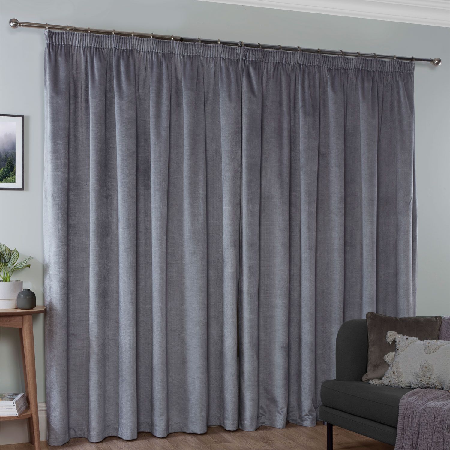 Pencil Pleat Embossed Curtains - Home Store + More