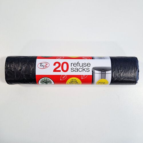 20 Pack 70L Refuse Drawstring Sacks - Home Store + More