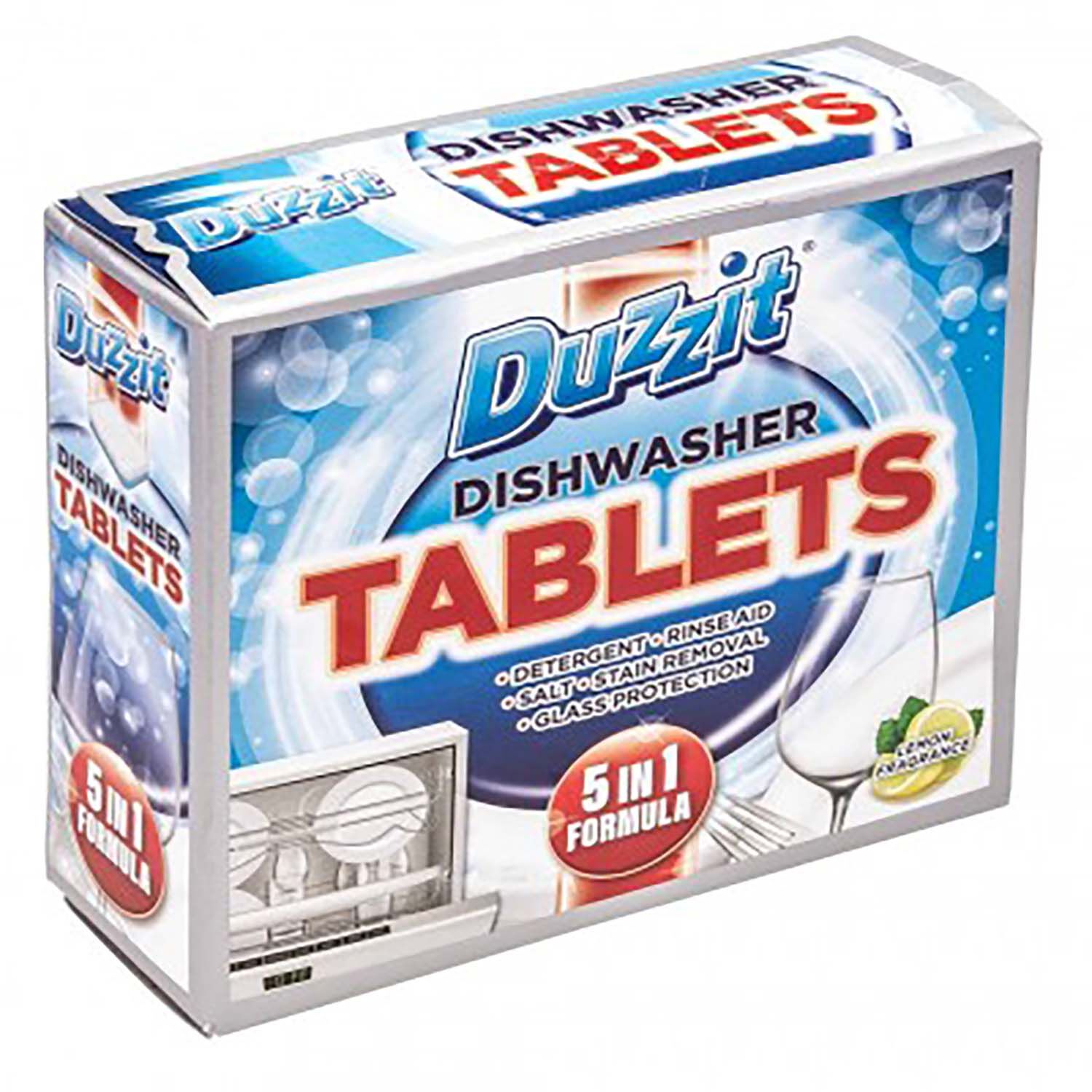 Duzzit 5-In-1 Dishwasher Tablets Lemon - Home Store + More
