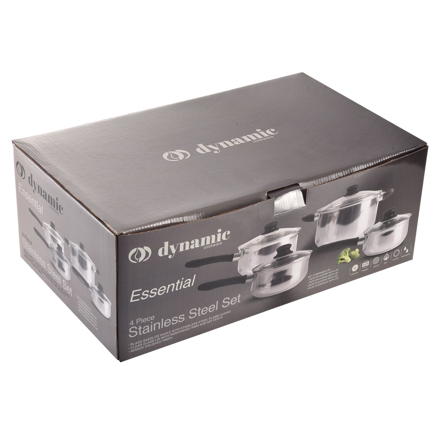 Dynamic Essential 4 Piece Cookware Set - Home Store + More