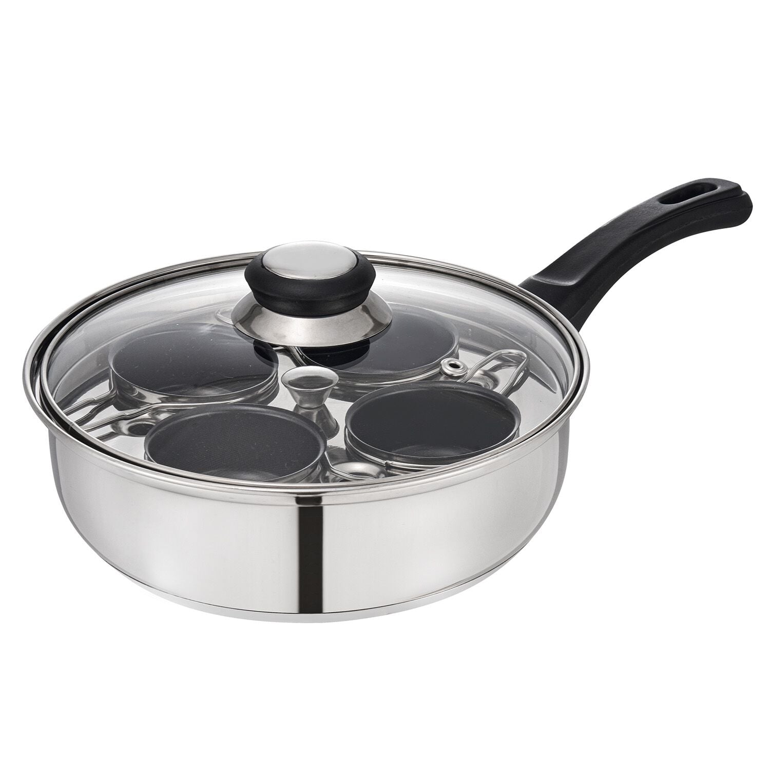 Dynamic 4 Cup Egg Poacher with Glass Lid - Home Store + More