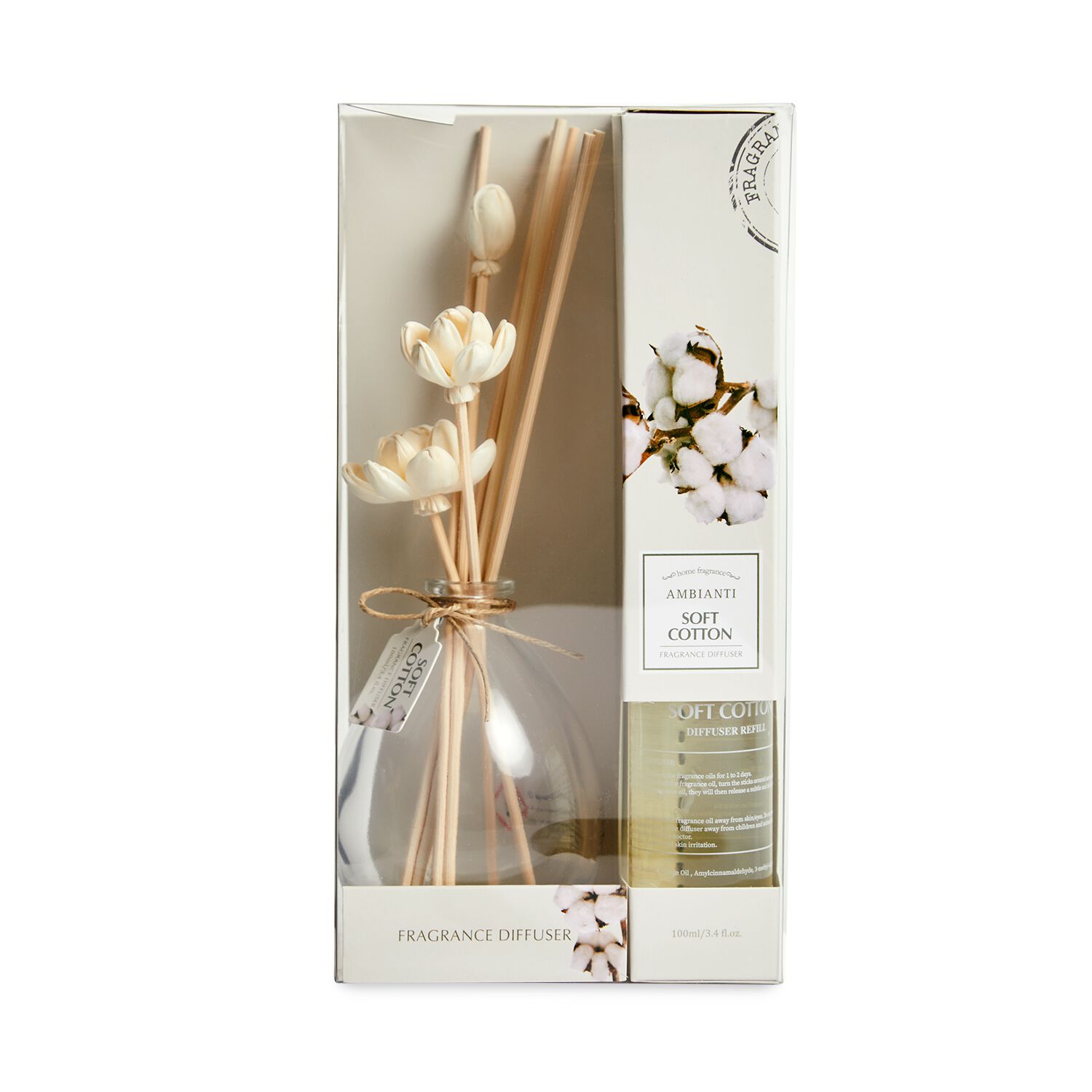 Ambianti Soft Cotton Reed Diffuser - Home Store + More