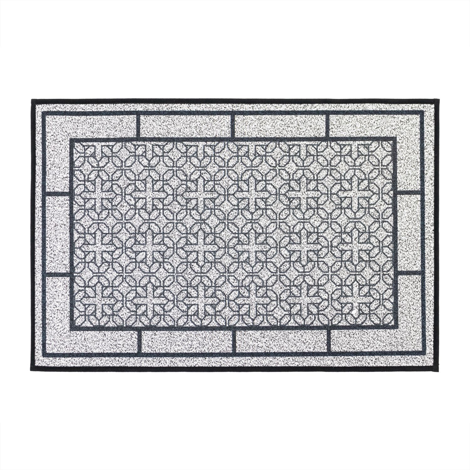 JVL Avanti Grey Door Mat 50cm x 75cm - Home Store + More