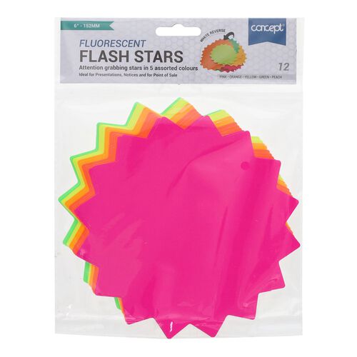 Concept Flash Stars 12 Pack - Home Store + More