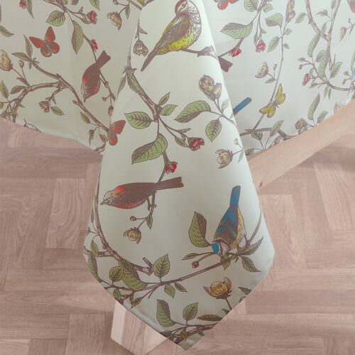 Woodland Birds Tablecloth 160cm x 230cm - Home Store + More