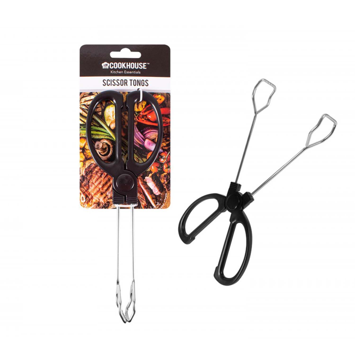 Kitchen 25cm Scissor Tongs - Home Store + More