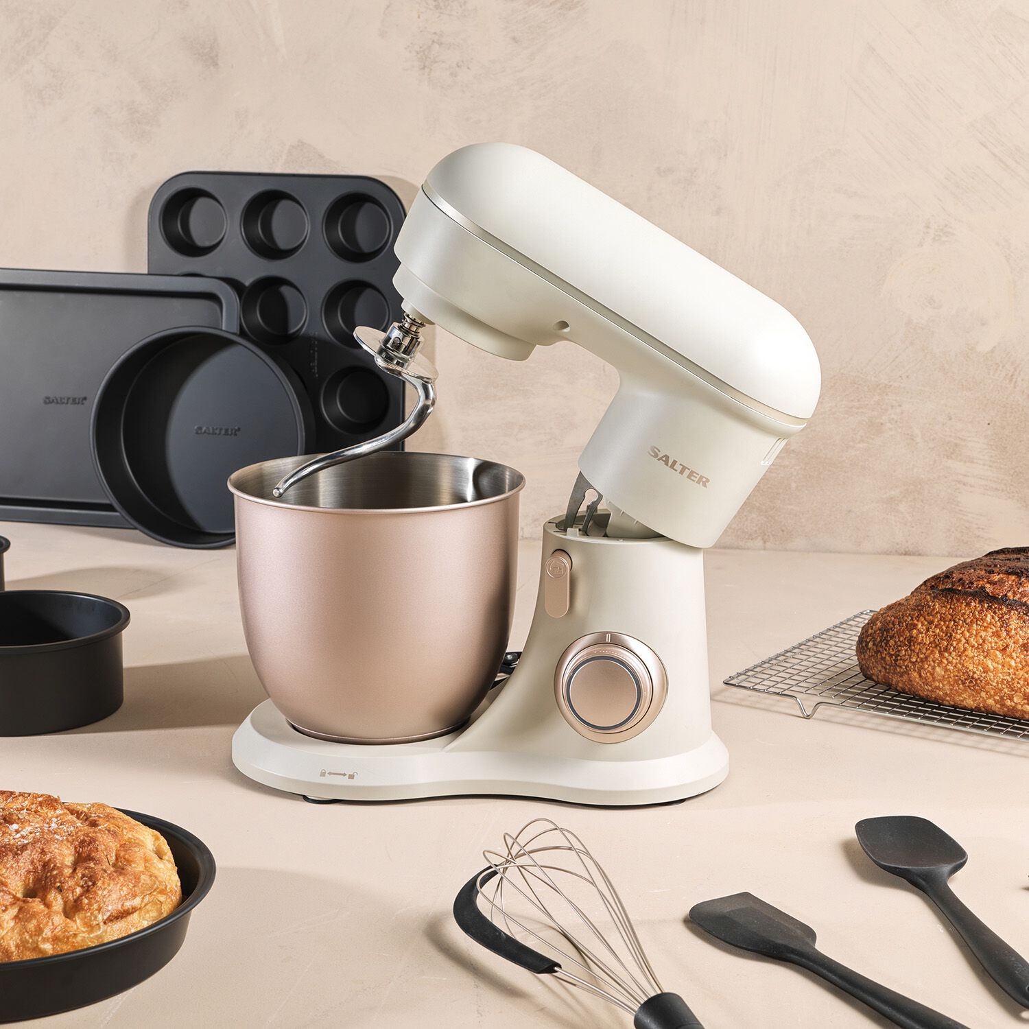 Salter Bakes Oatmeal 1300W Stand Mixer - Home Store + More