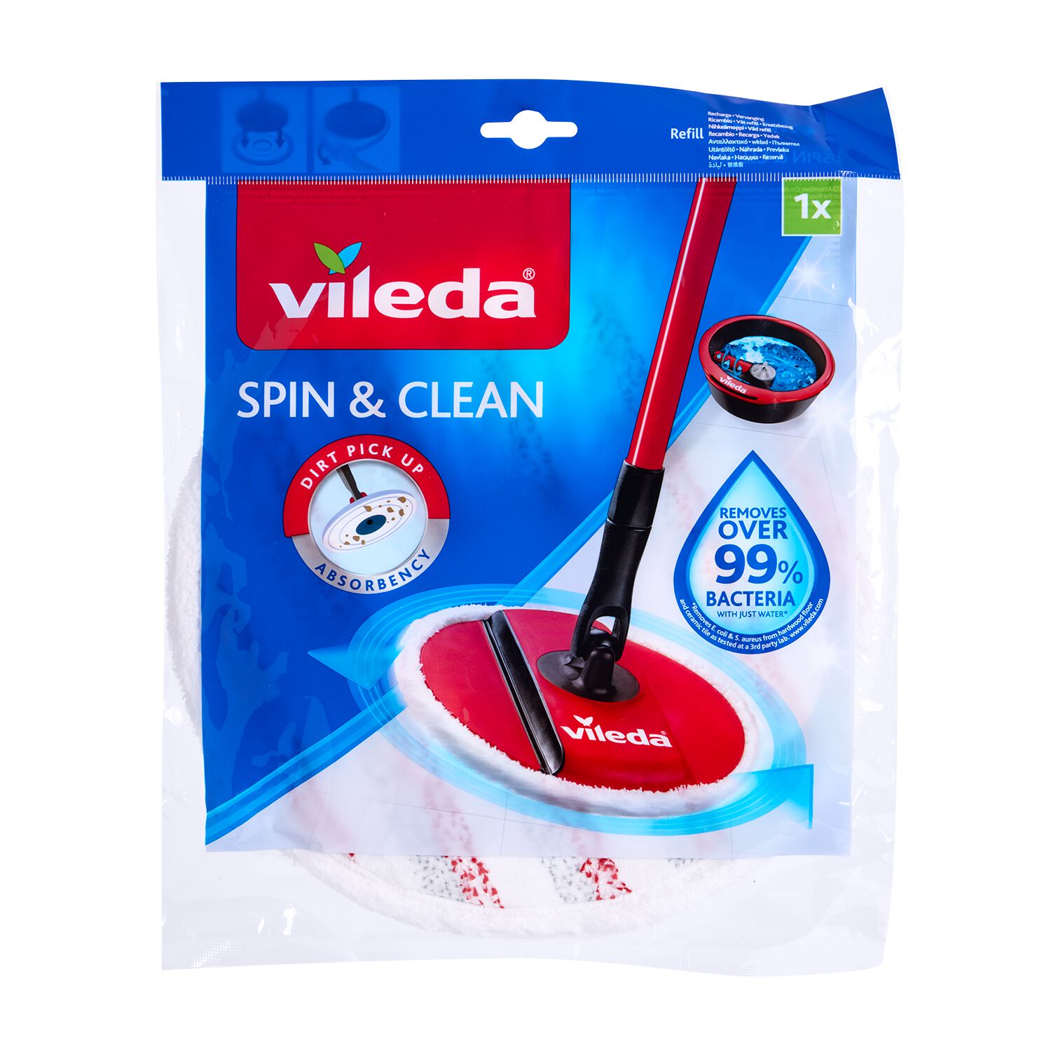 vileda mop replacement head