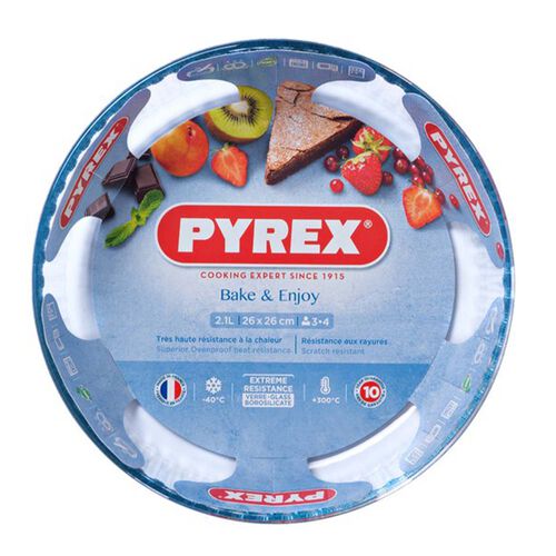 Pyrex Classic Deep Fluted Flan Dish 26cm - Home Store + More