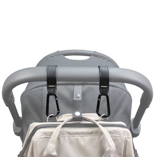 Dooky Buggy Small Hook 2pk Black - Home Store + More