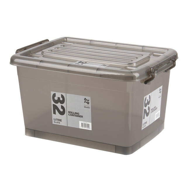 Rolling Storage Container 32L - Slate - Home Store + More