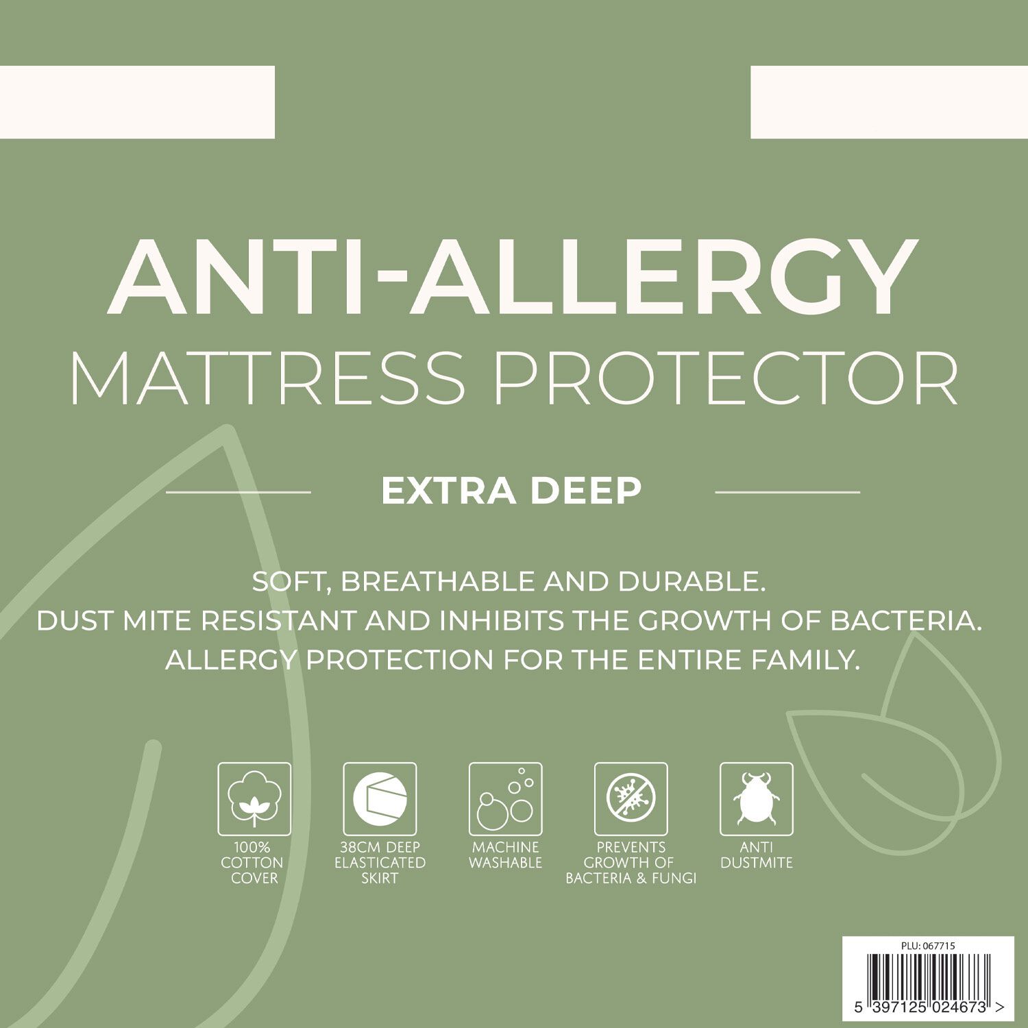 Anti Allergy Mattress Protector - Home Store + More