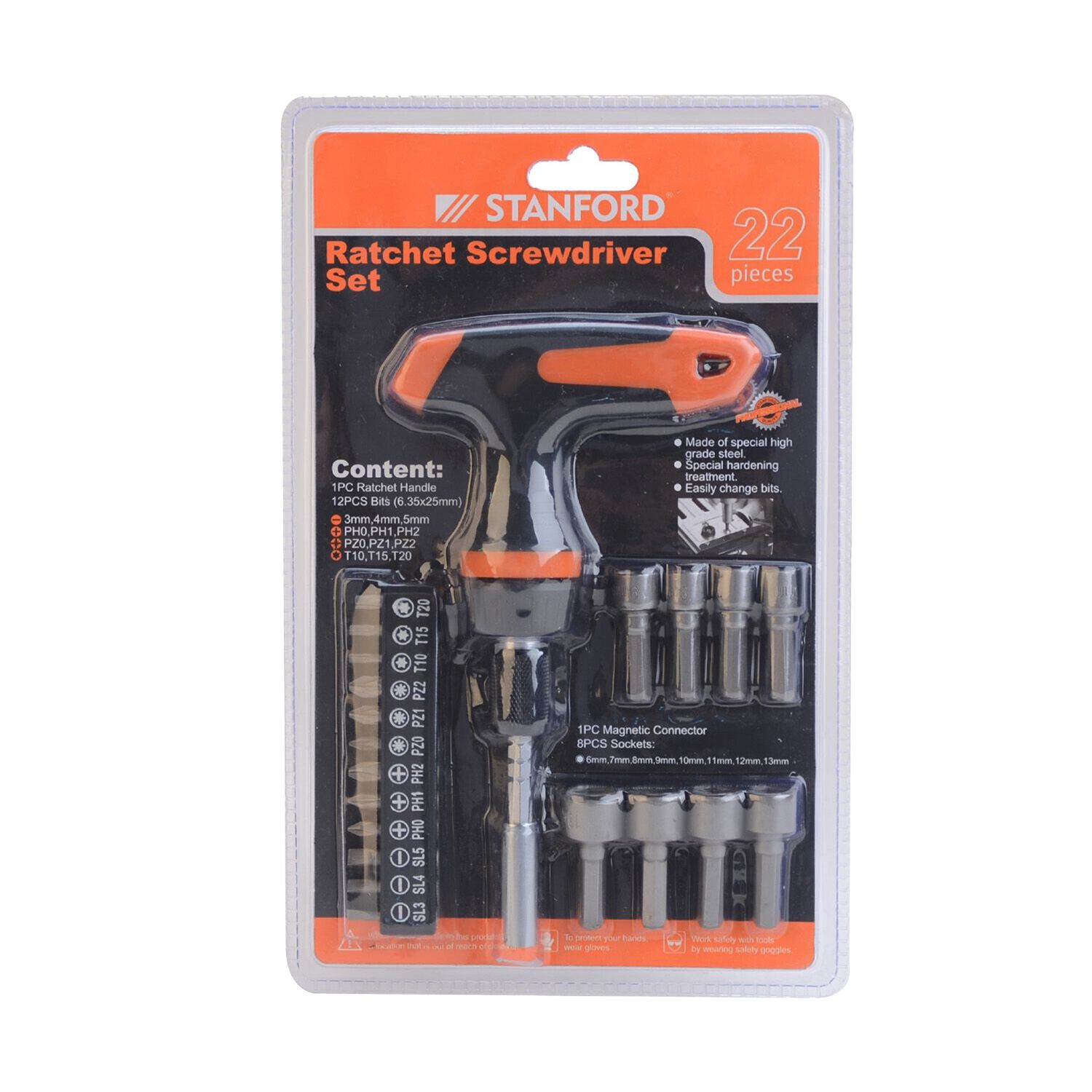22 Piece Ratchet Screwdriver Set - Home Store + More