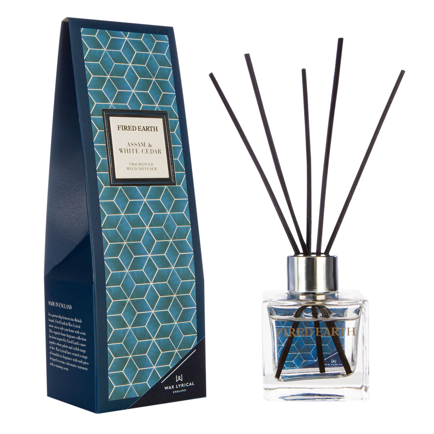 Fired Earth 100ml Assam & White Cedar Diffuser - Home Store + More