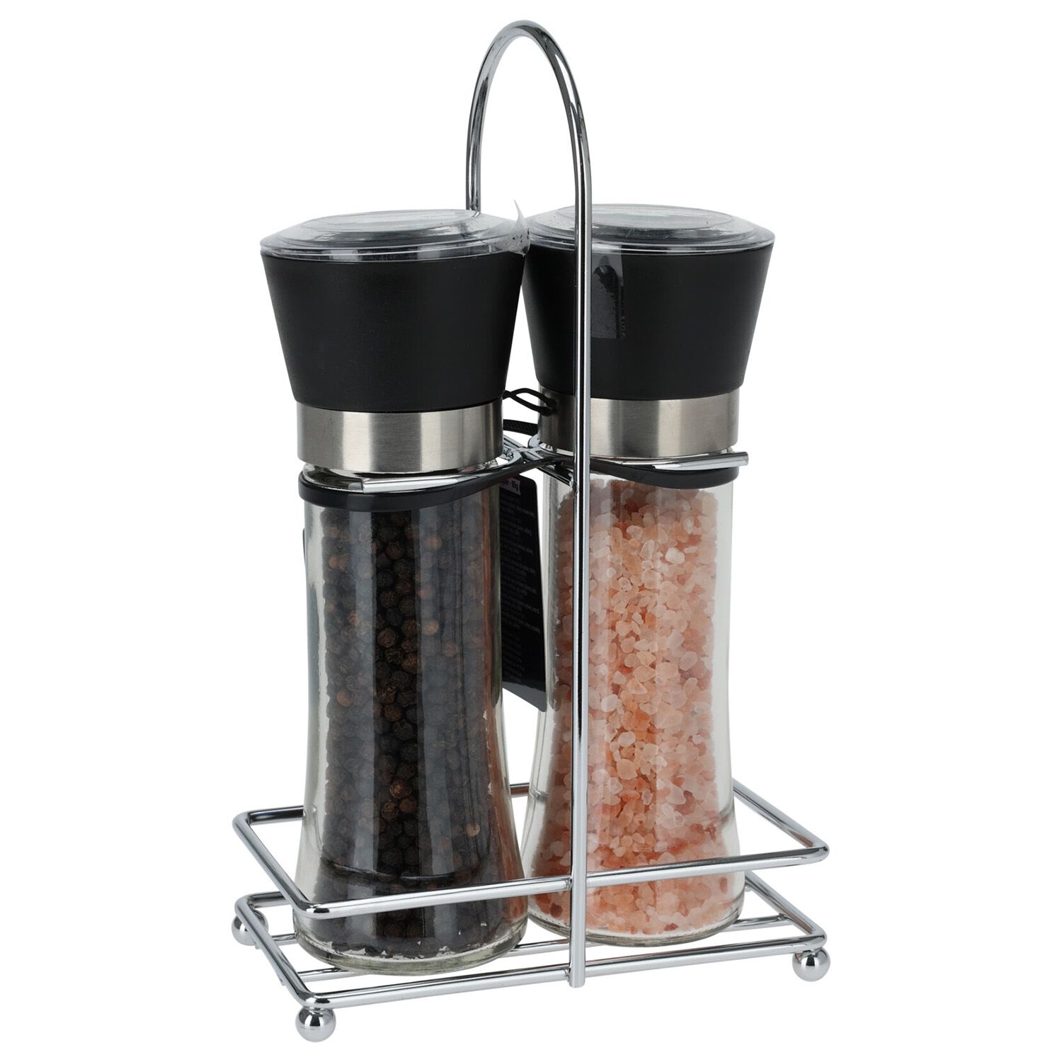 Salt & Pepper Grinder Set with Holder - Home Store + More