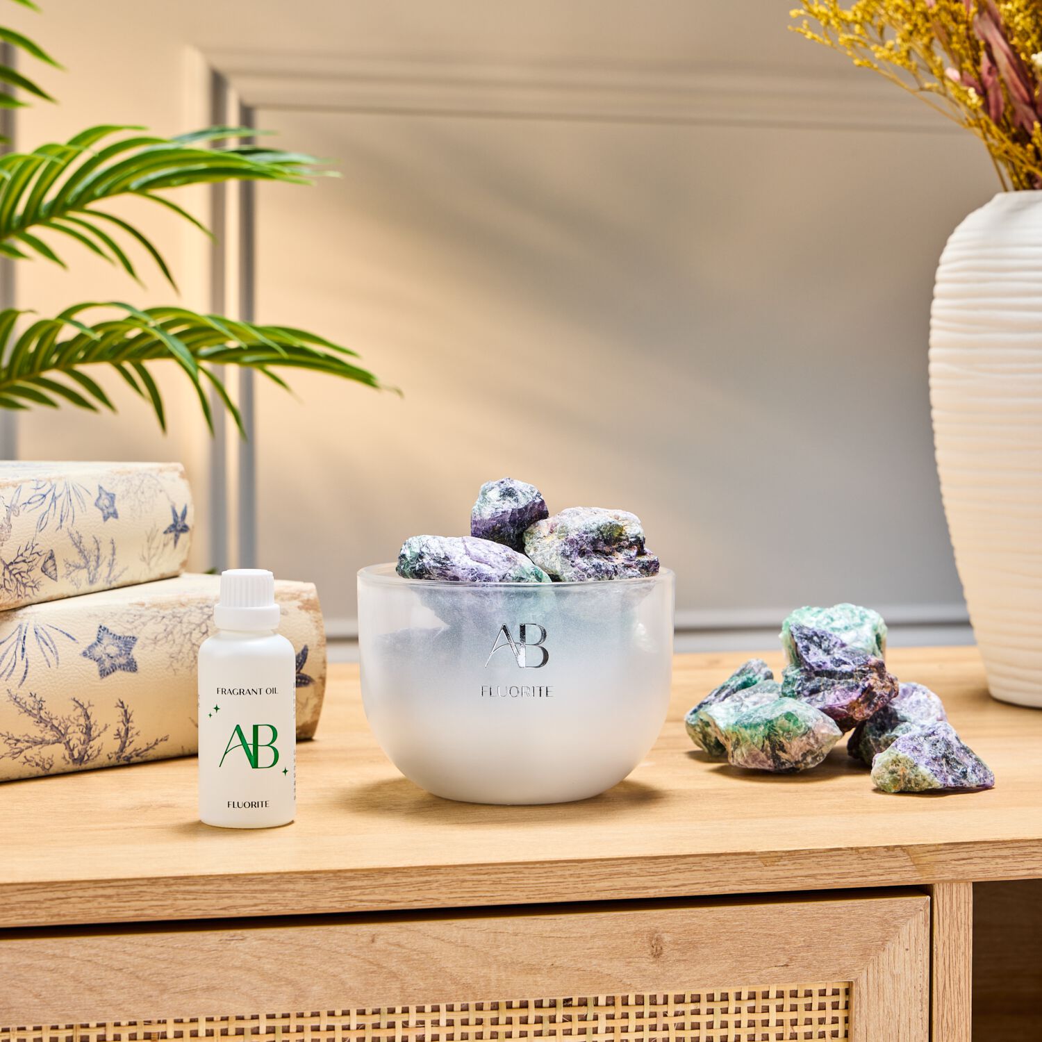 AB Crystal Fluorite Crystal Diffuser - Home Store + More