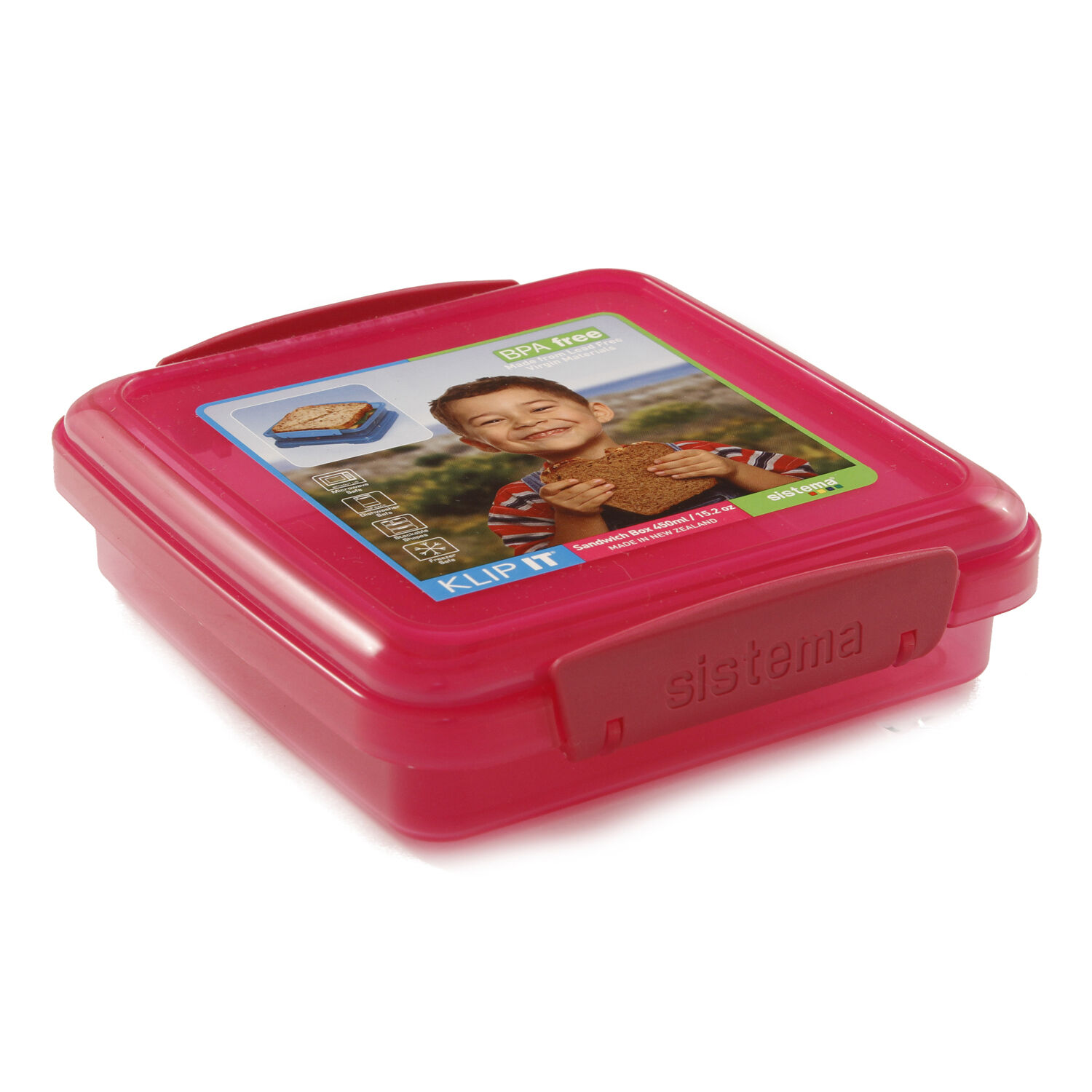 Sistema Klip It Col Sandwich Lunch Box - Home Store + More