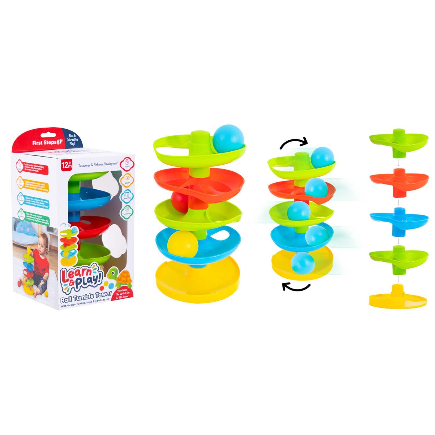 First Steps 5 Tier Ball Tumble Tower - Home Store + More