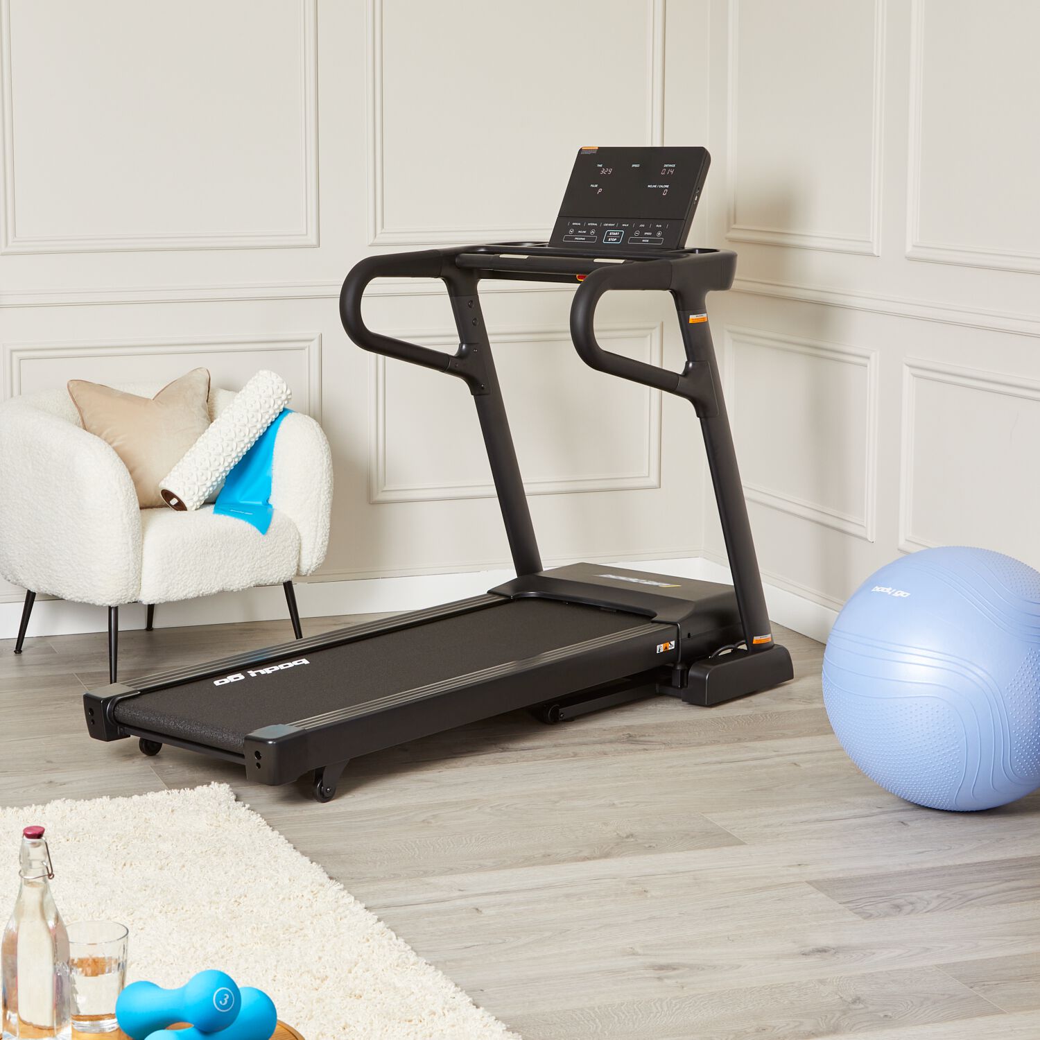 Body Go Deluxe Motorised Foldable Treadmill - Home Store + More