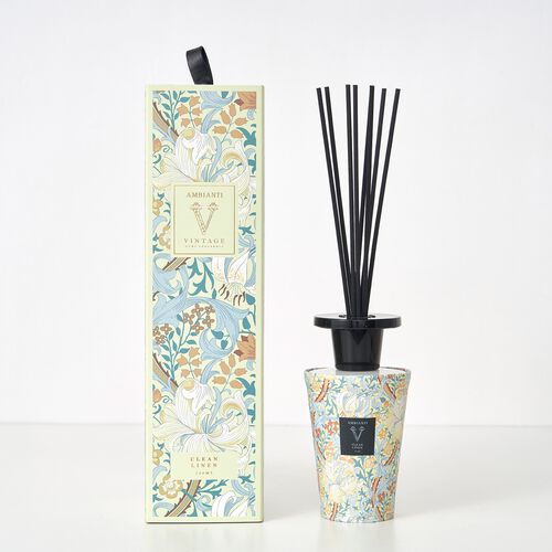 Ambianti Vintage Clean Linen 150ml Reed Diffuser - Home Store + More