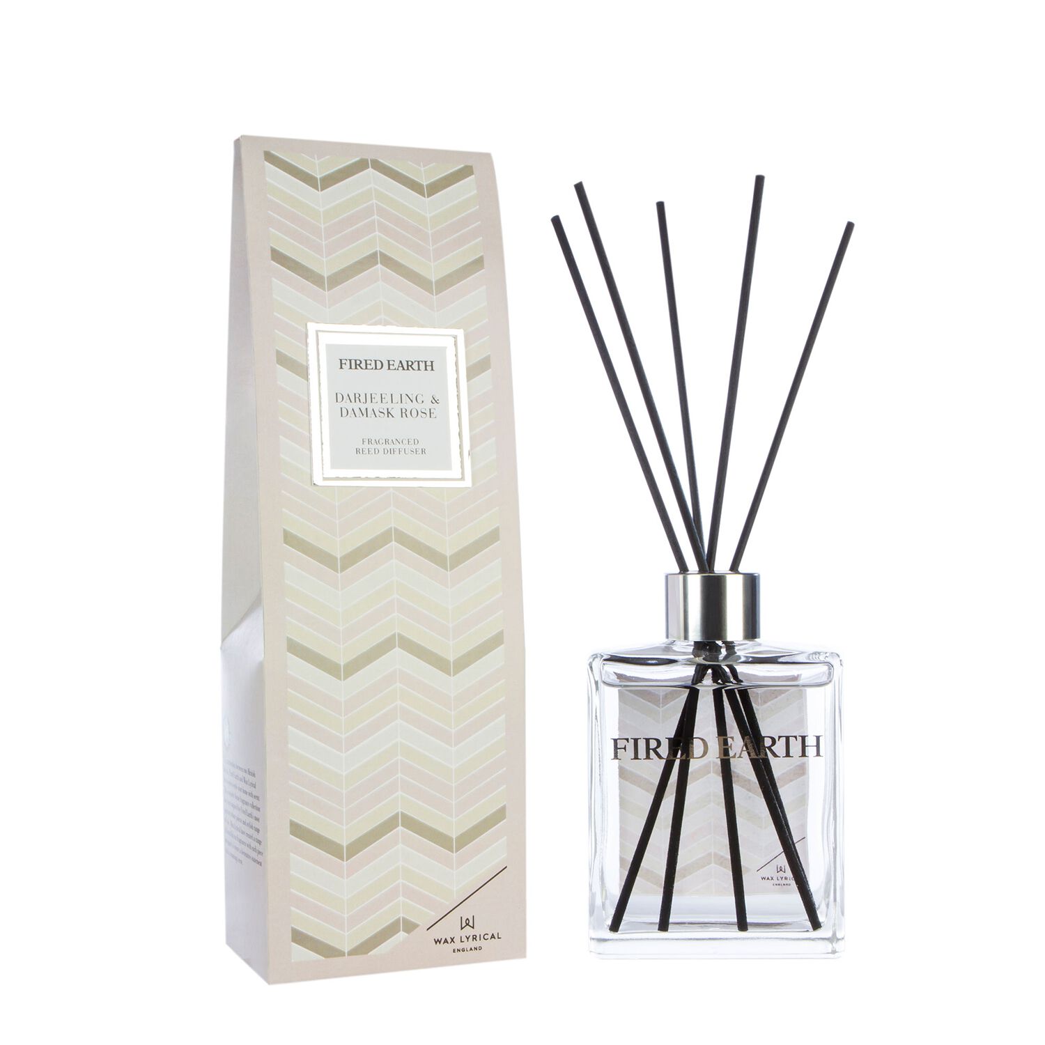 Fired Earth 180ml Darjeeling&Damask Rose Diffuser - Home Store + More