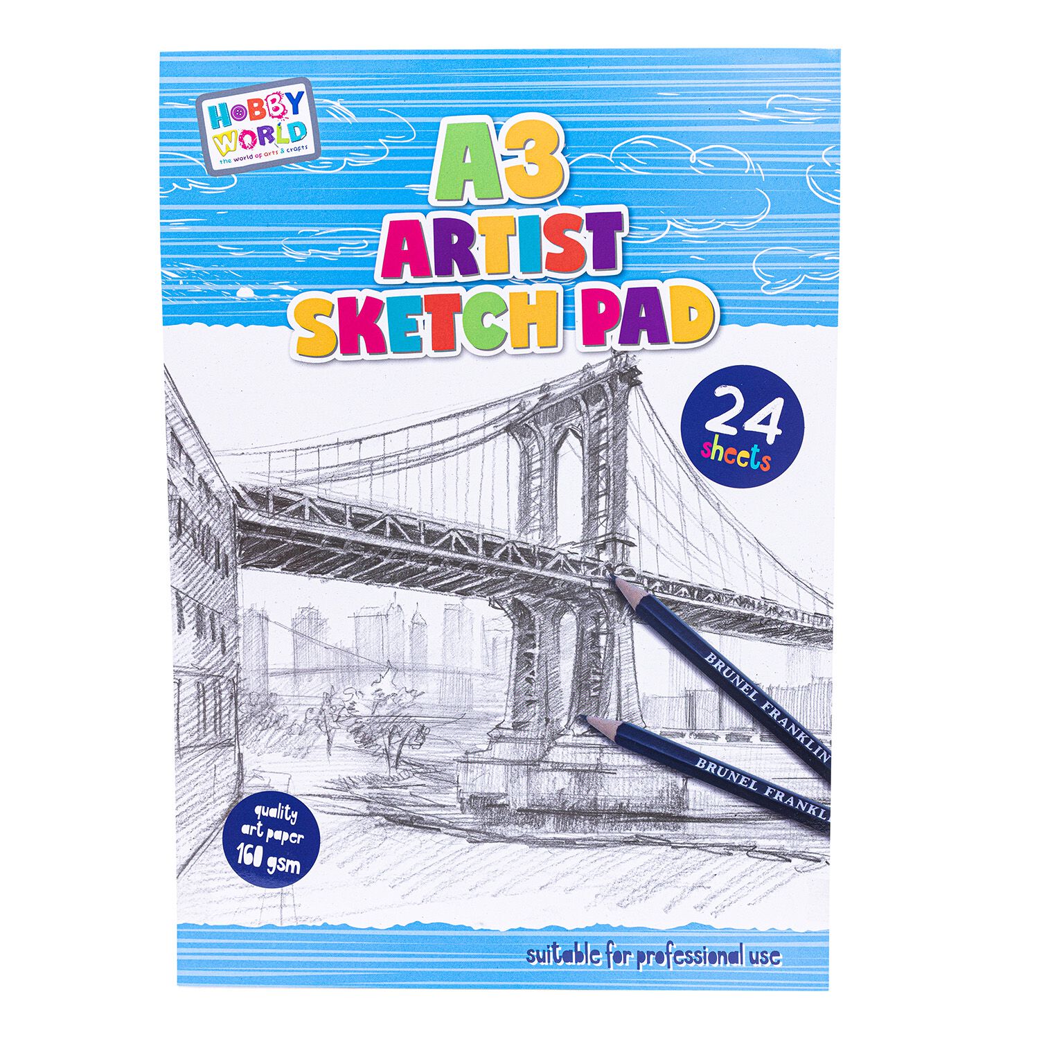 Hobby World A3 Artist Sketch Pad - Home Store + More