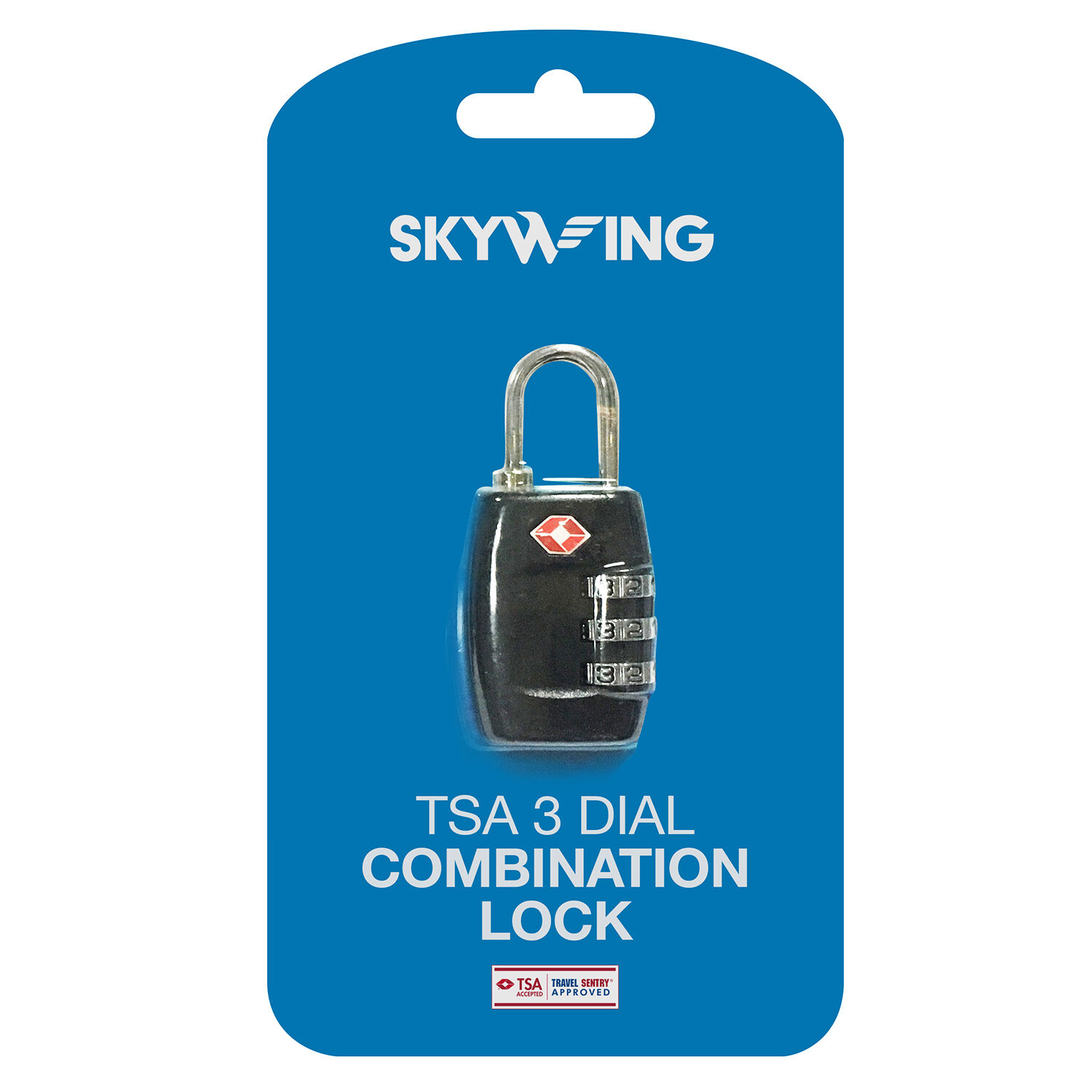 Combination travel padlock store