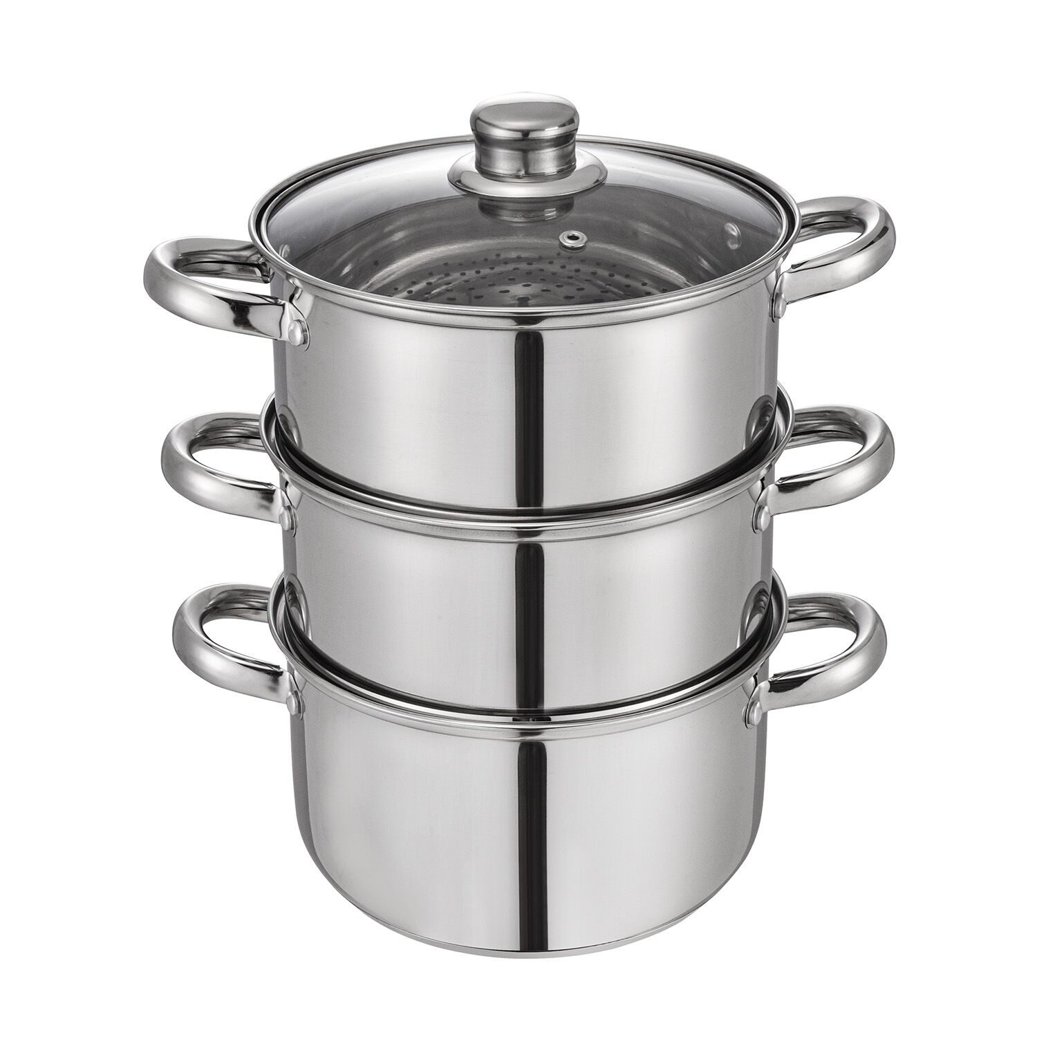 Dynamic Chef 20cm 3 Tier Food Steamer Pot Set - Home Store + More