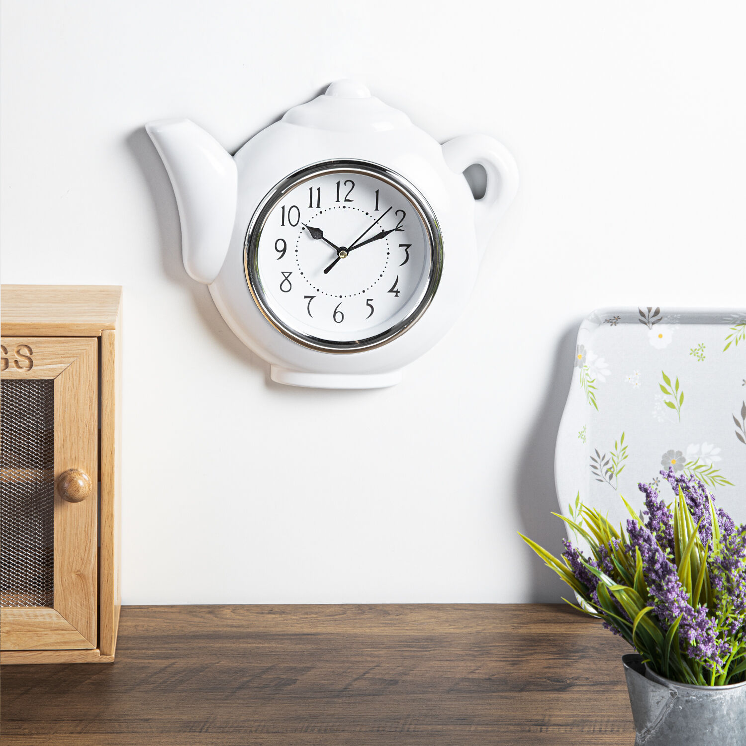 Tea Pot Wall Clock - Home Store + More