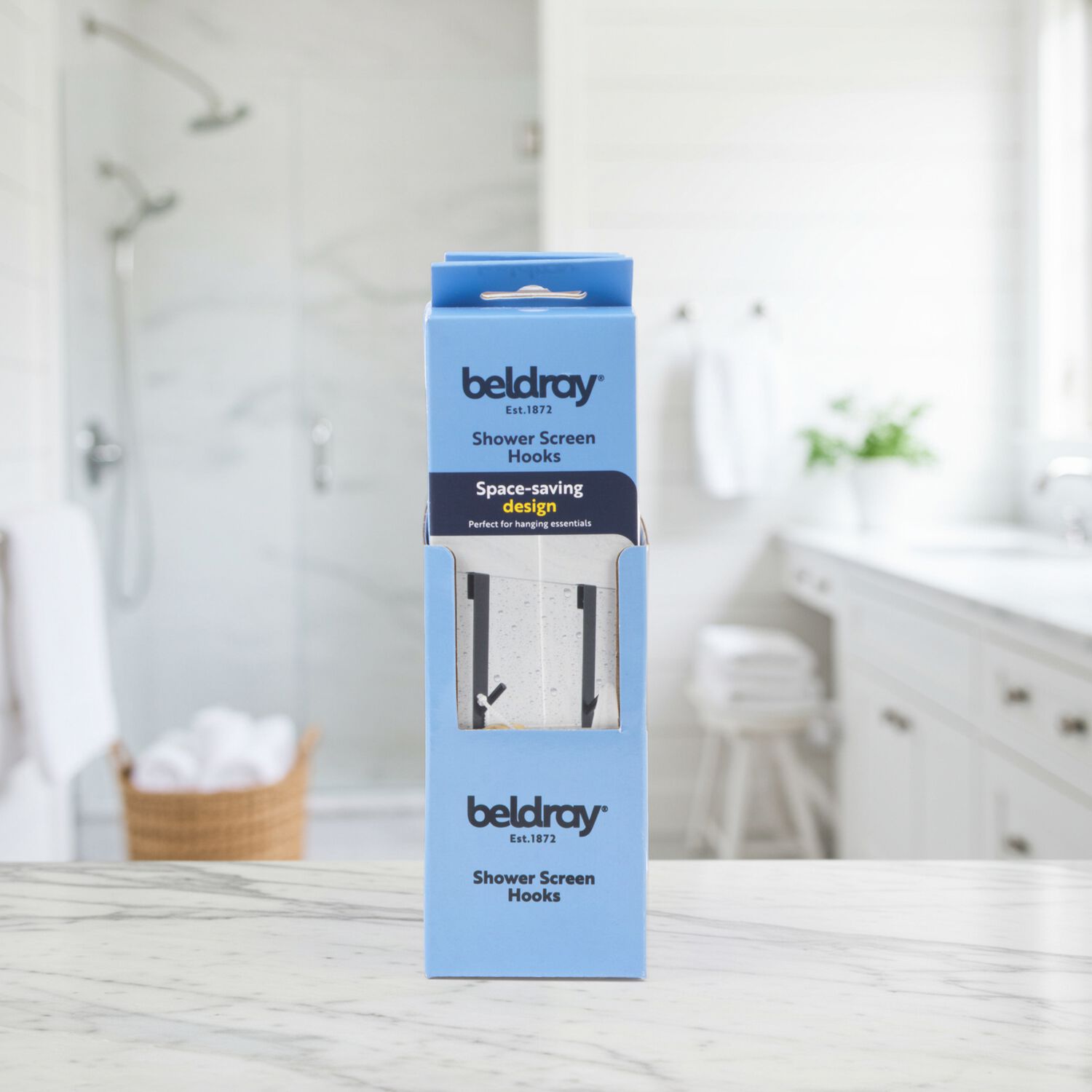 Beldray 2pk Shower Screen Hooks - Home Store + More