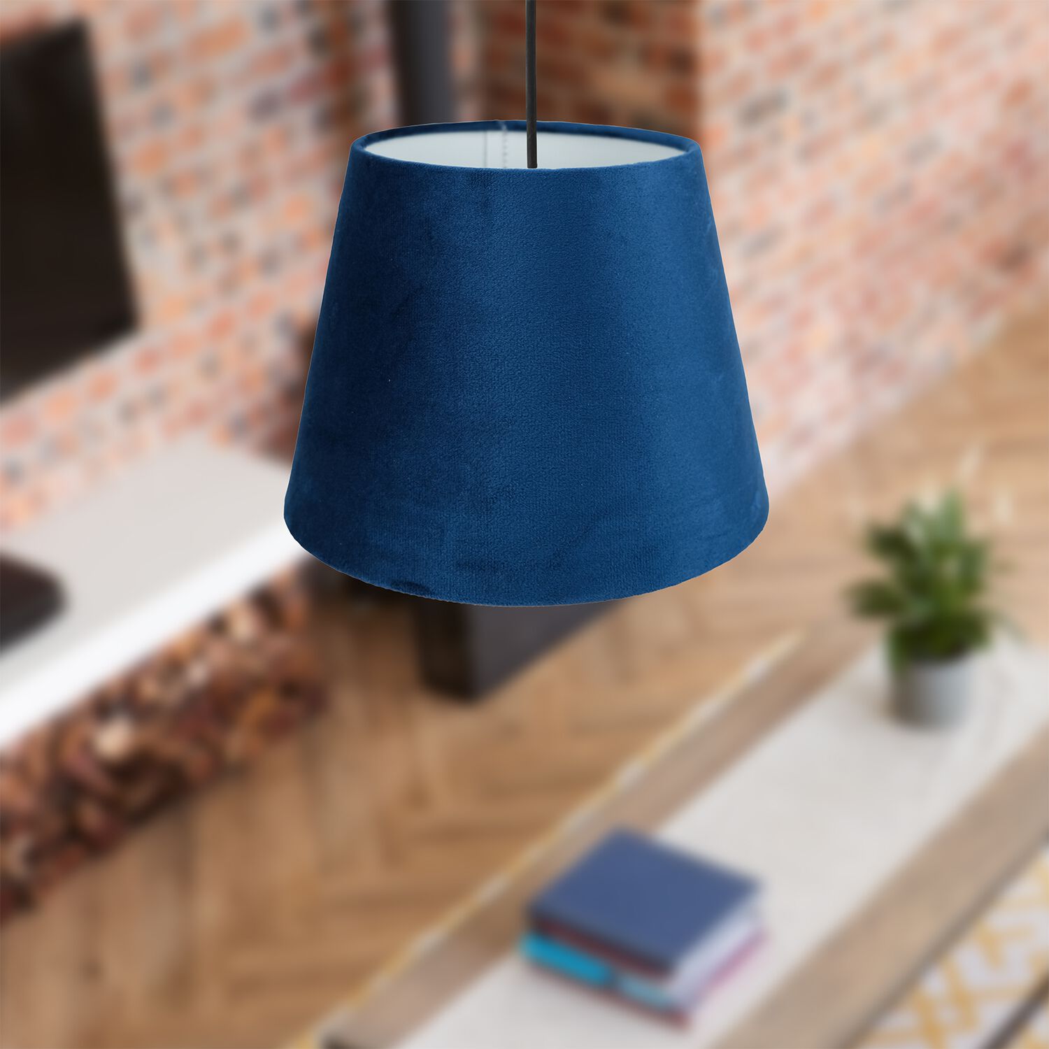 Navy Velvet Light Shade - Home Store + More