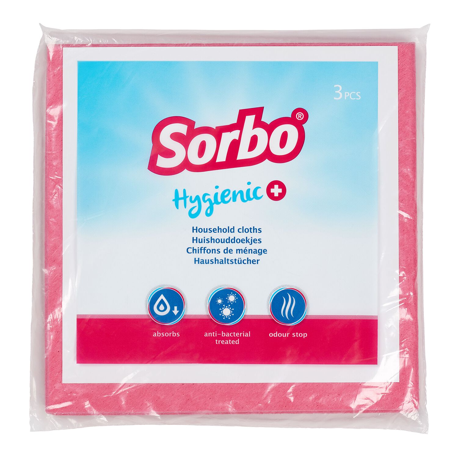 Sorbo Hygienic Household Cloths 3 Pack - Home Store + More