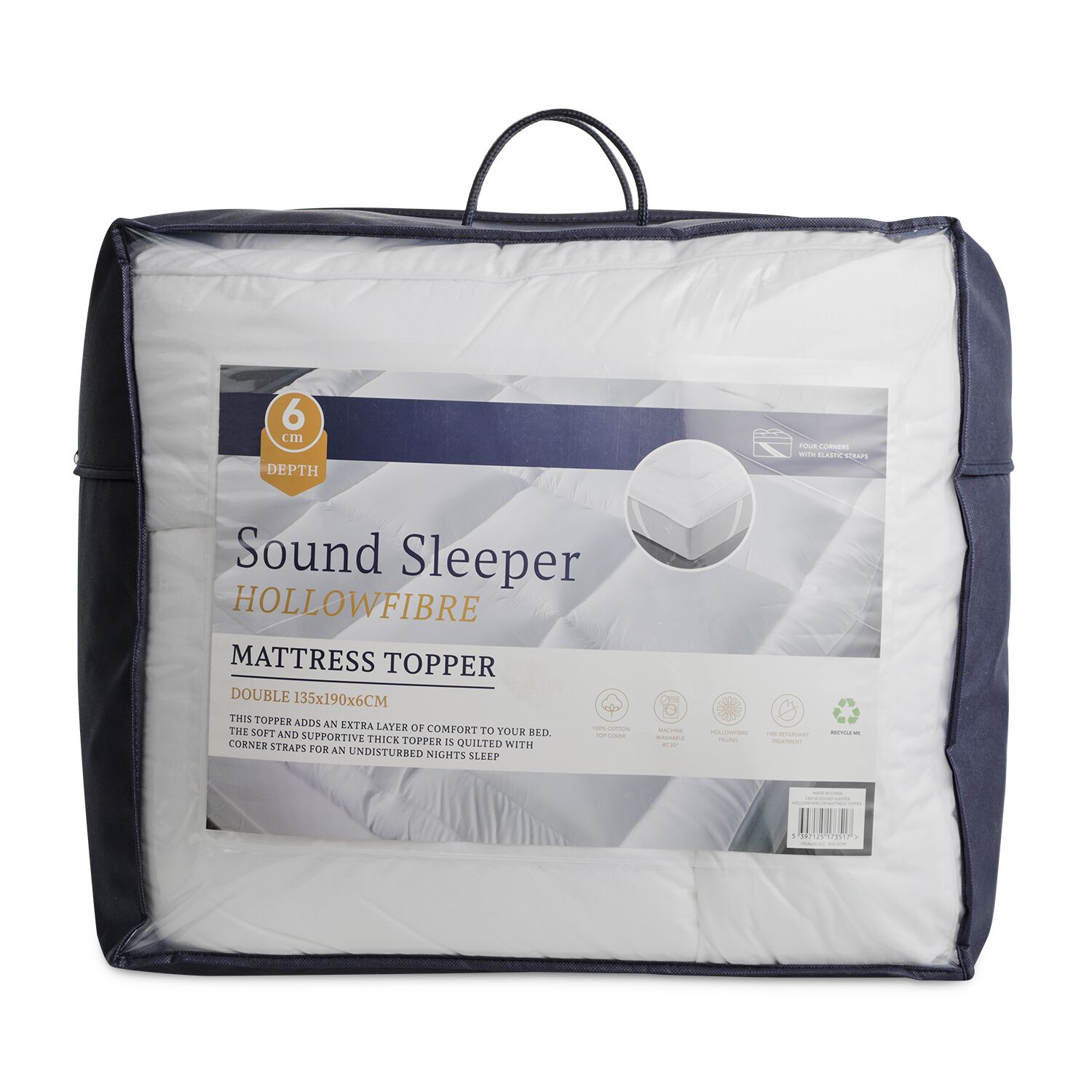 Sound Sleeper Hollowfibre Mattress Topper - Home Store + More