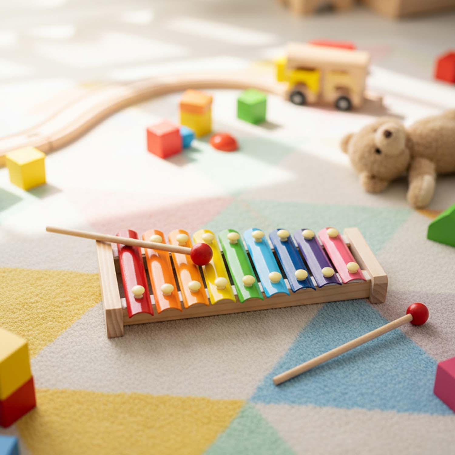 Learn & Play Xylophone Wooden Toy - Home Store + More