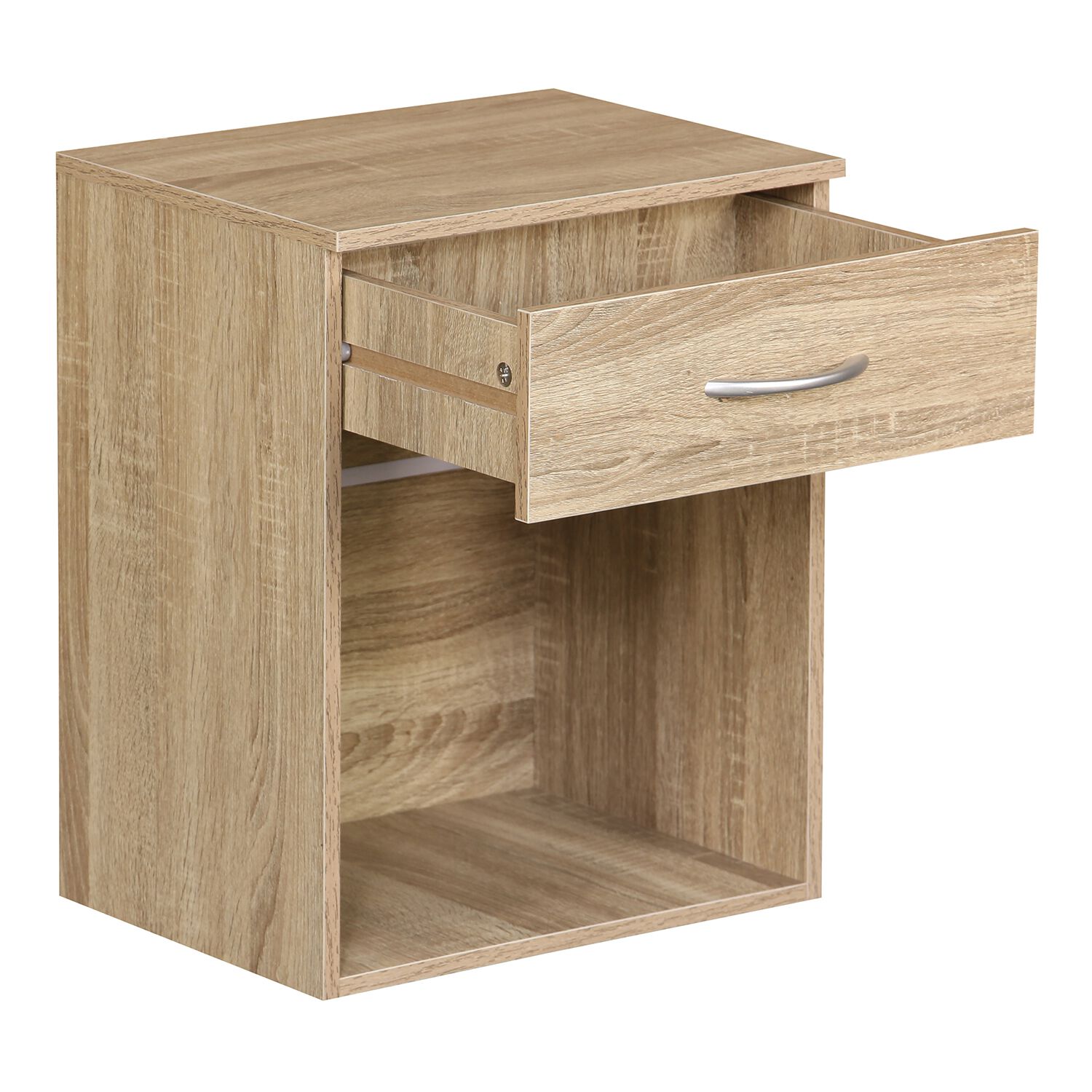 Mayfair Oak Effect 1 Drawer Bedside Locker - Home Store + More
