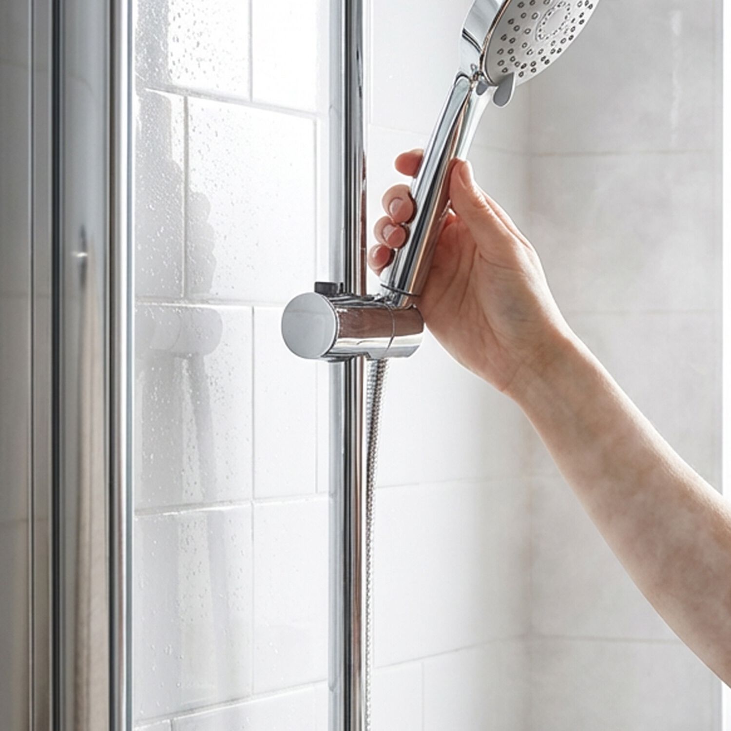 De Vielle Chrome Riser Rail Slider - Home Store + More