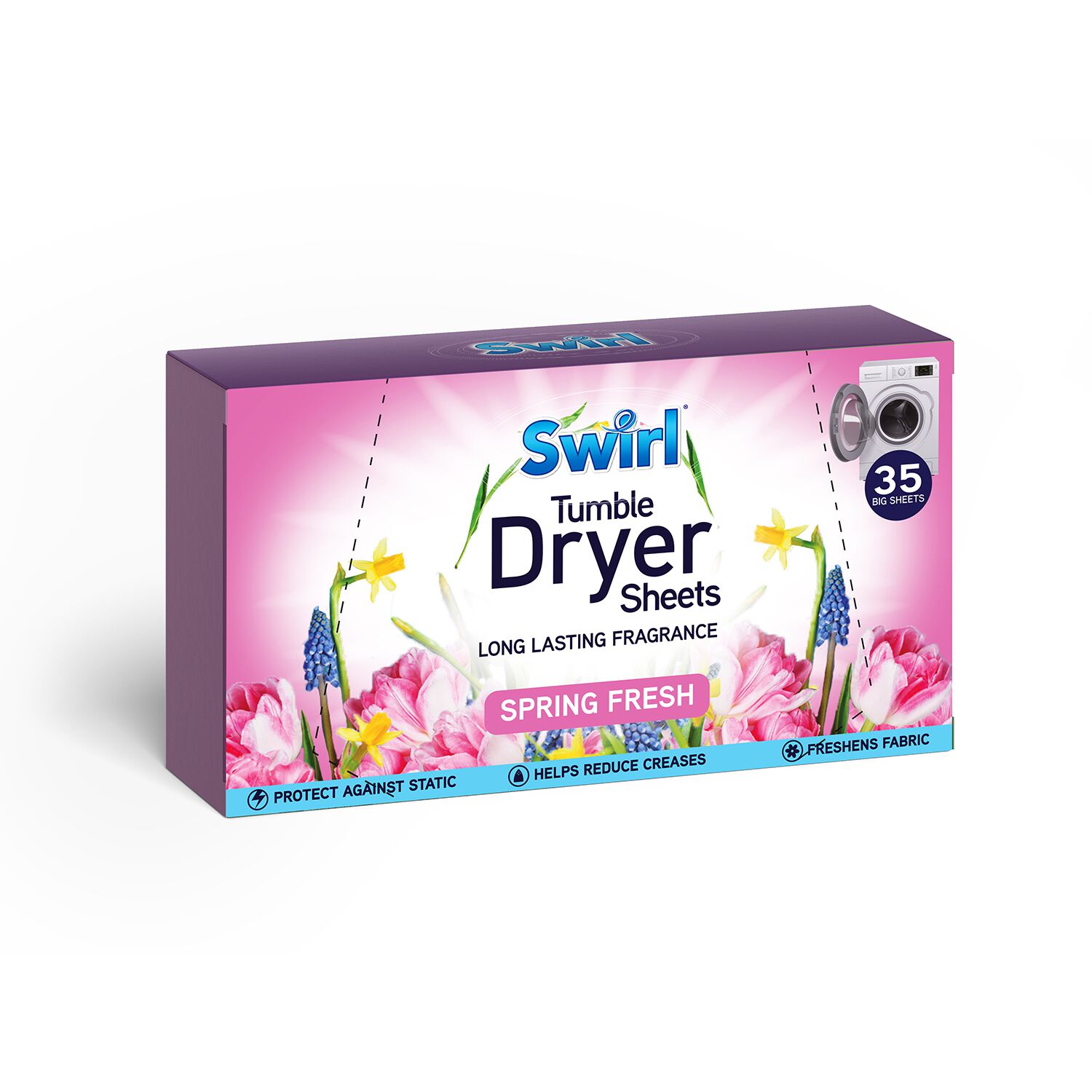 Swirl Laundry Spring fresh Drying Sheets - Home Store + More