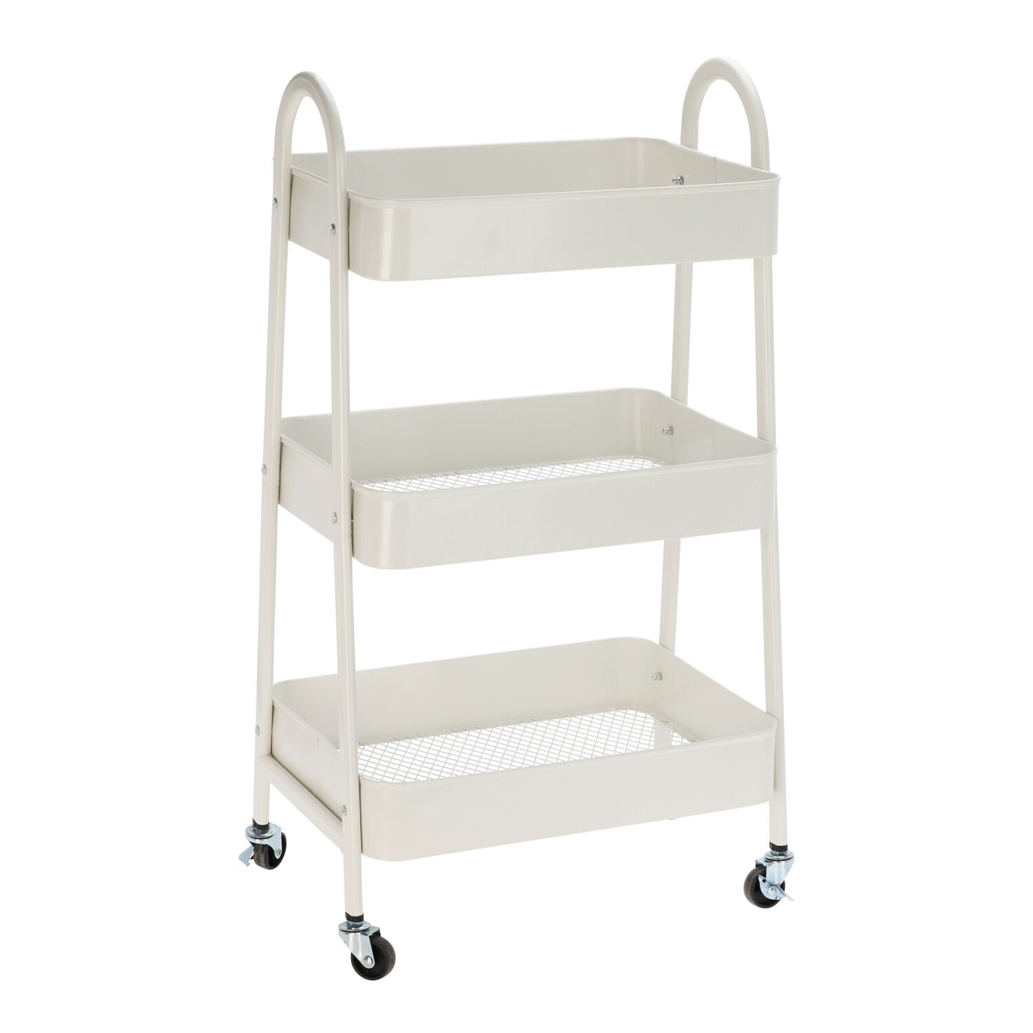 Storage Solutions 3 Layer Rolling Storage Trolley - Home Store + More