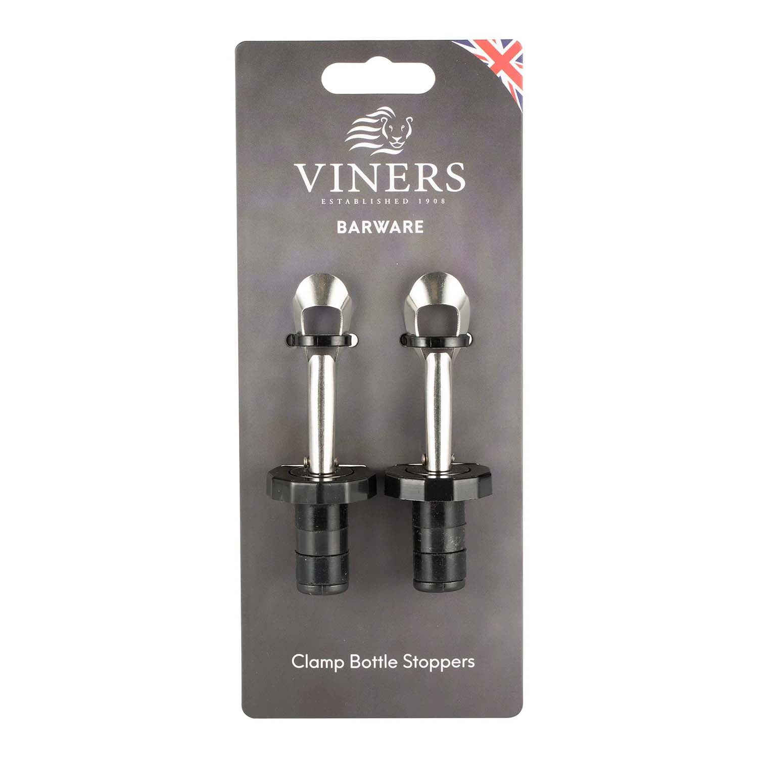 Viners Barware 2pc Clamp Bottle Stopper - Home Store + More