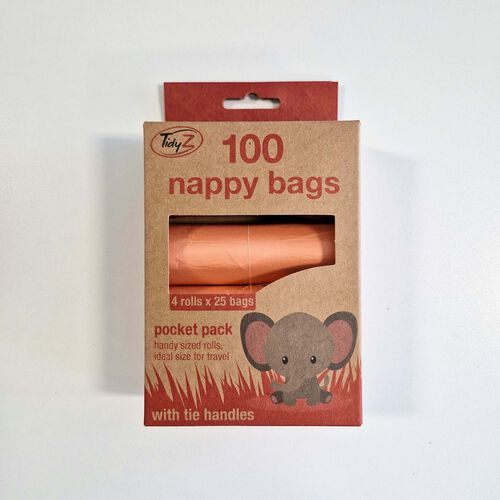 100 Pack Nappy Bags - Home Store + More
