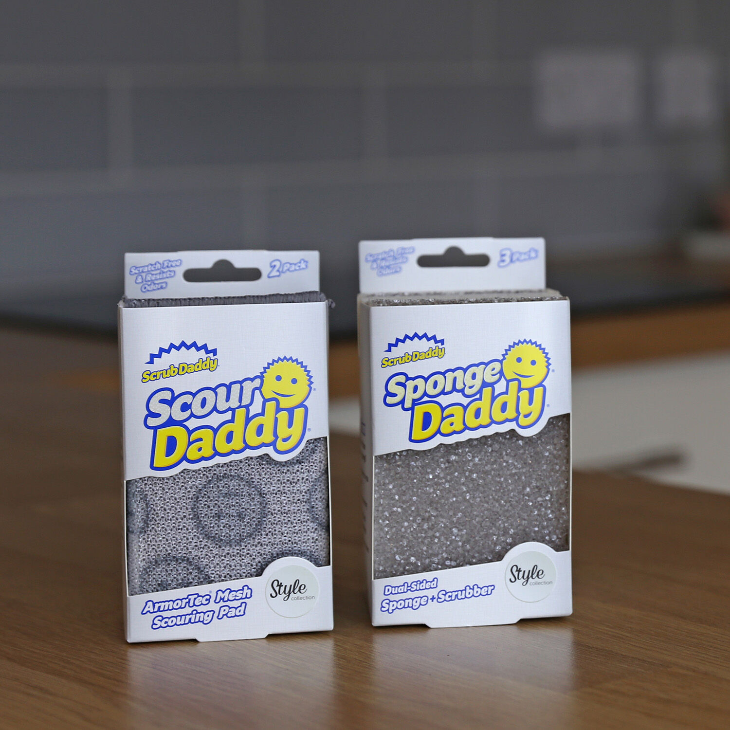 Sponge Daddy 3 Pack Grey Home Store More