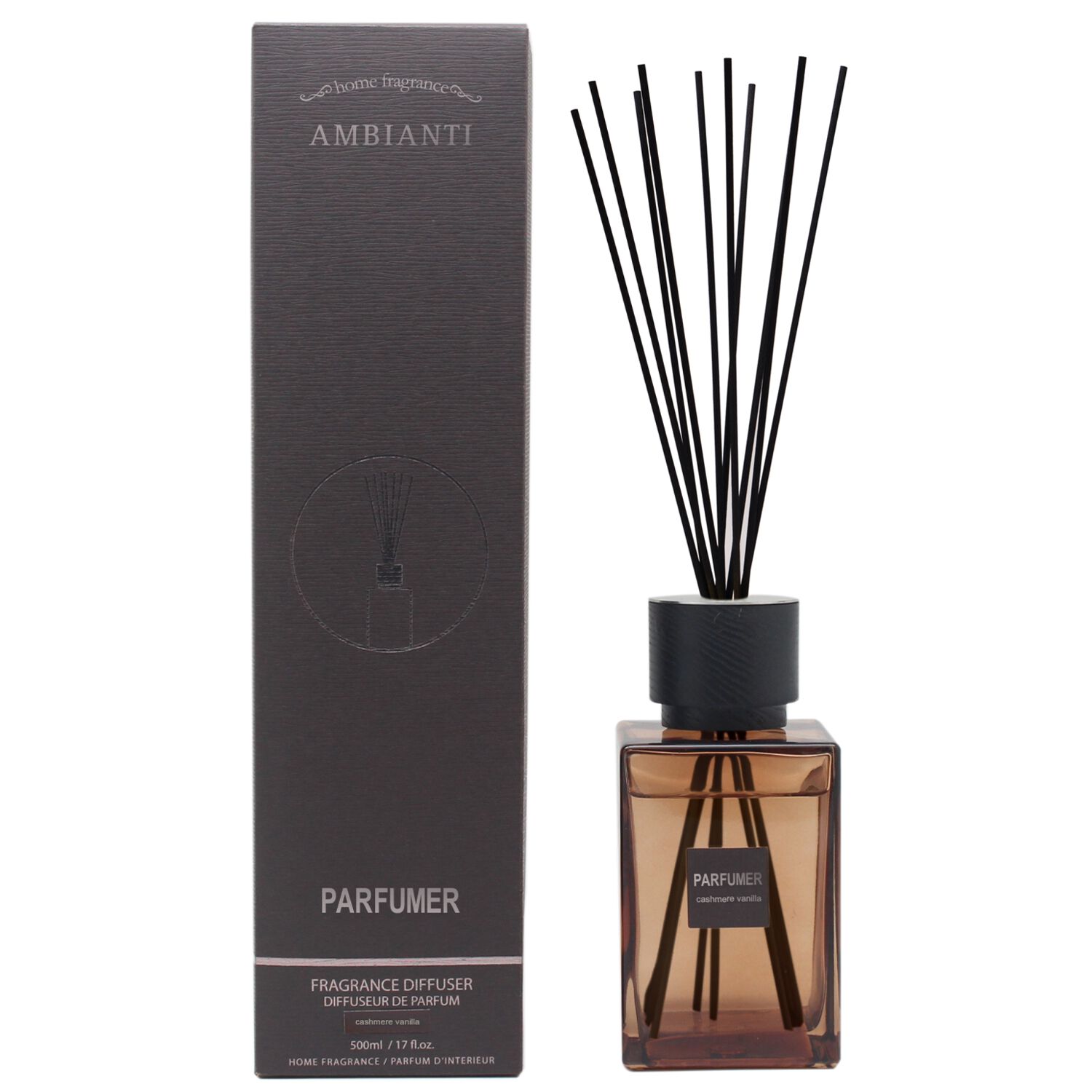 Ambianti Parfumer Cashmere Vanilla 500ml Diffuser - Home Store + More