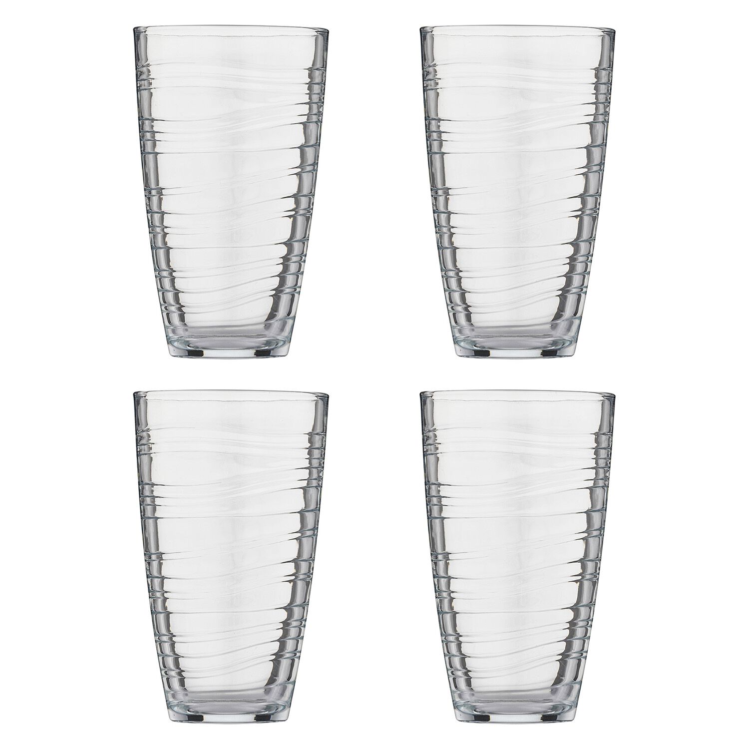 Ravenhead Essential Swirl HiBall Glasses Set Of 4 - Home Store + More
