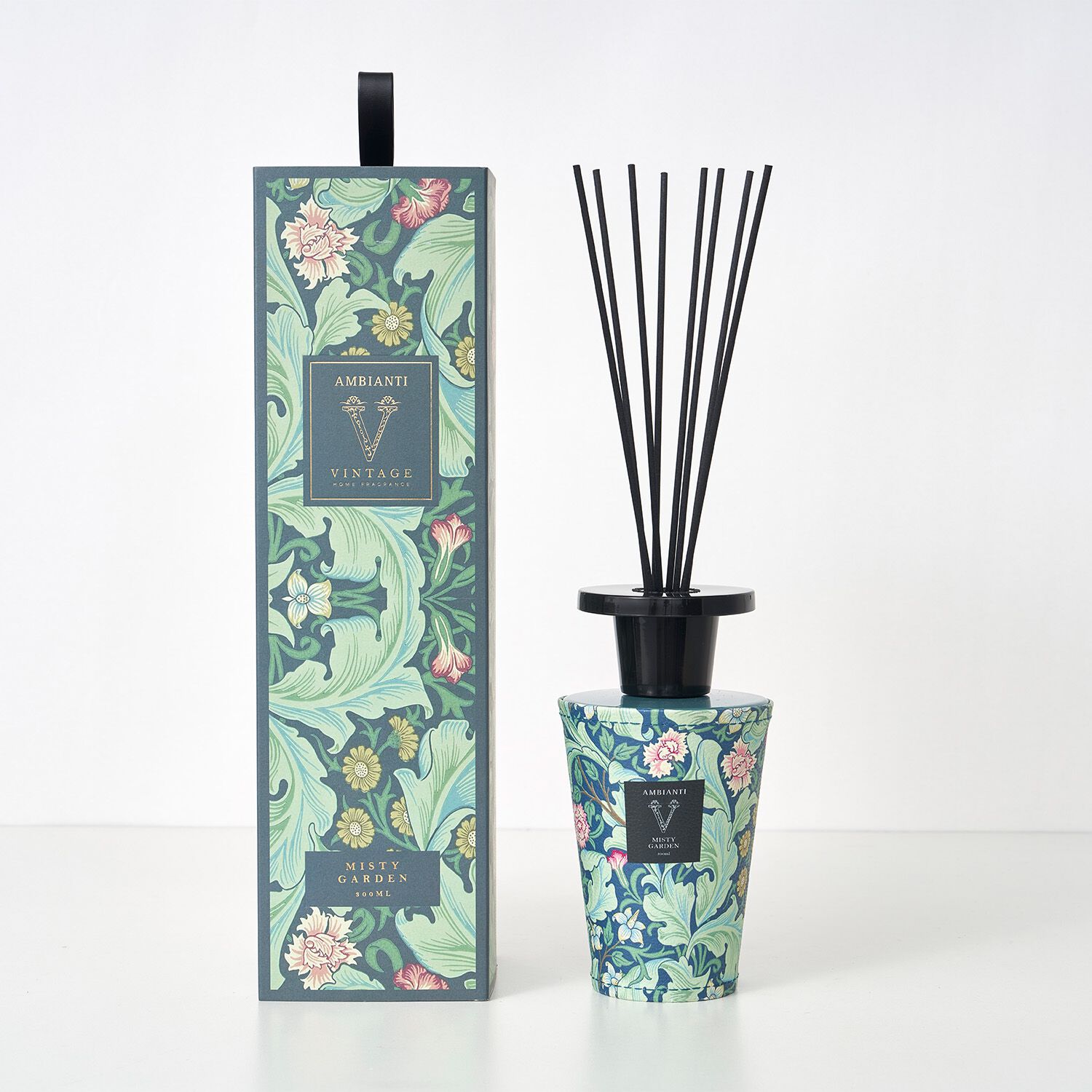Ambianti Vintage Misty Gardens 300ml Reed Diffuser - Home Store + More