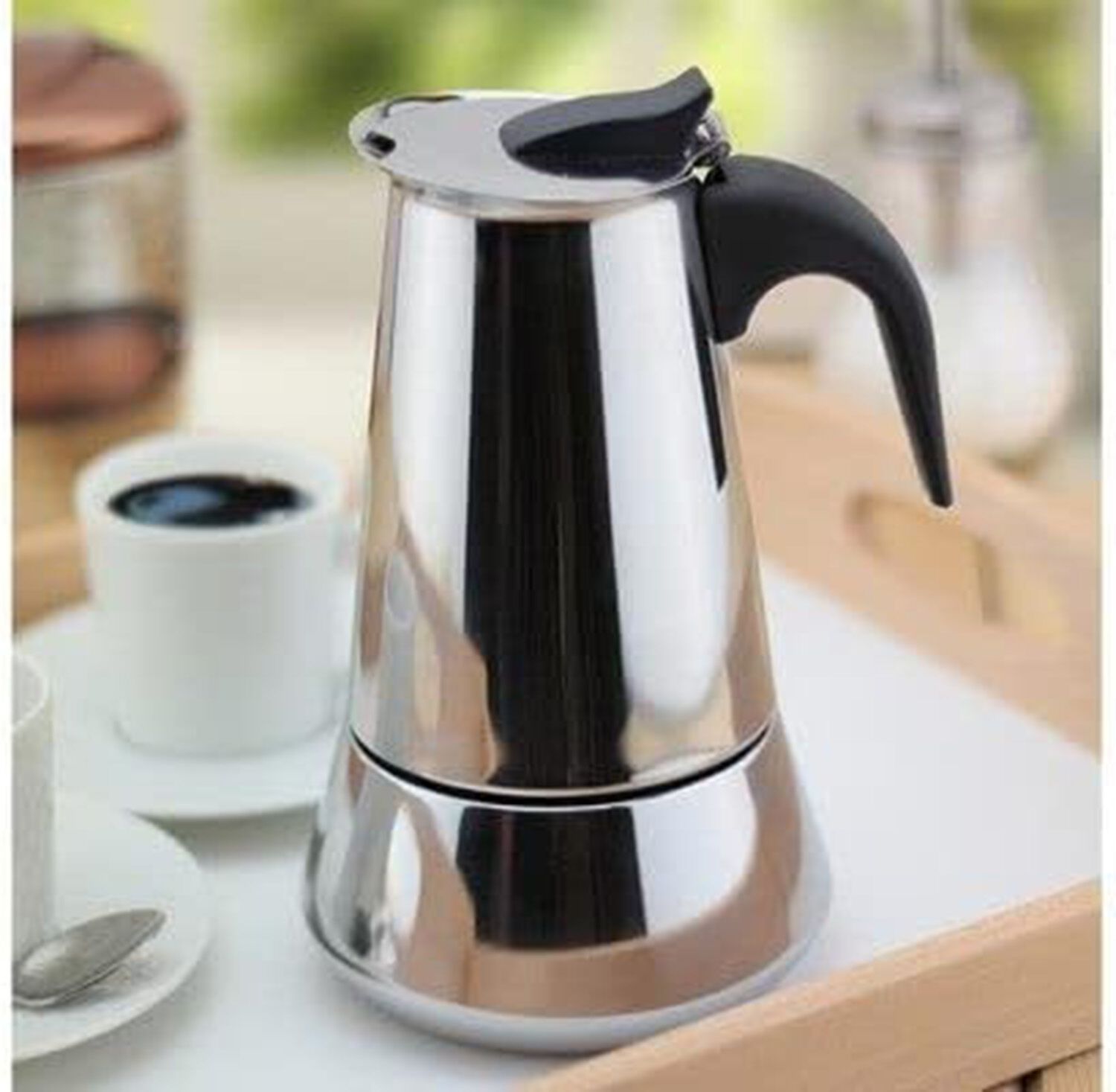 Apollo Stainless Steel 6 Cup Espresso Coffee Maker - Home Store + More