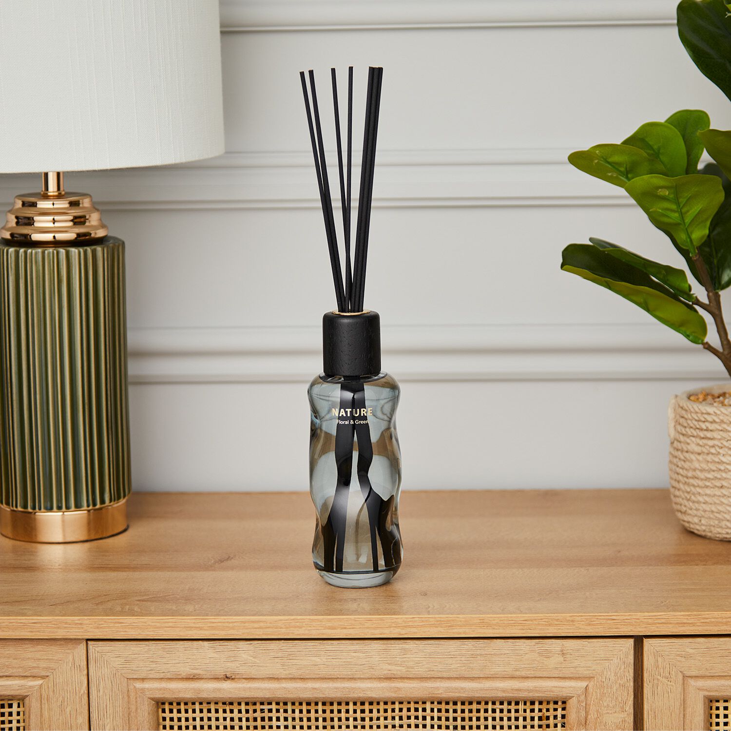 Ambianti Nature Reed Diffuser 300ml Floral Green - Home Store + More