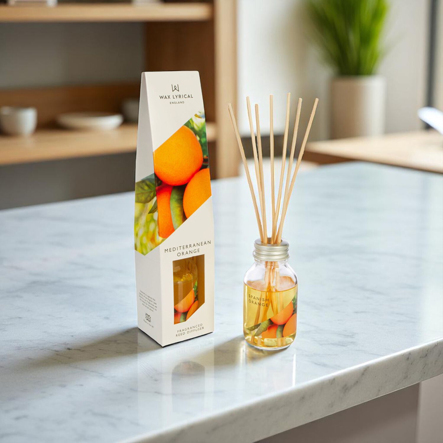 Wax Lyrical Mediterranean Orange Reed Diffuser - Home Store + More